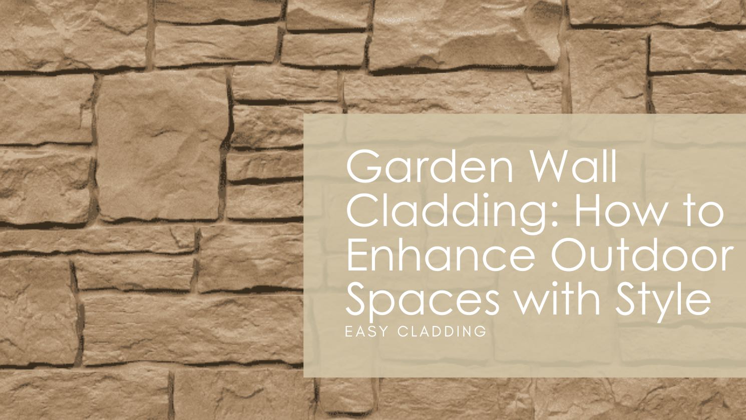 Stylish Garden Wall Cladding for Outdoor Spaces – Easy Cladding Ltd